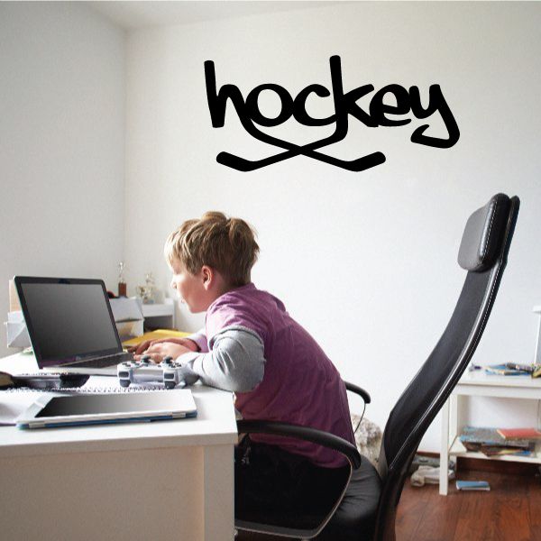 Hockey Sticks Wall Decal - Vinyl Decal - Car Decal - Vd001 – Vinyl Disorder