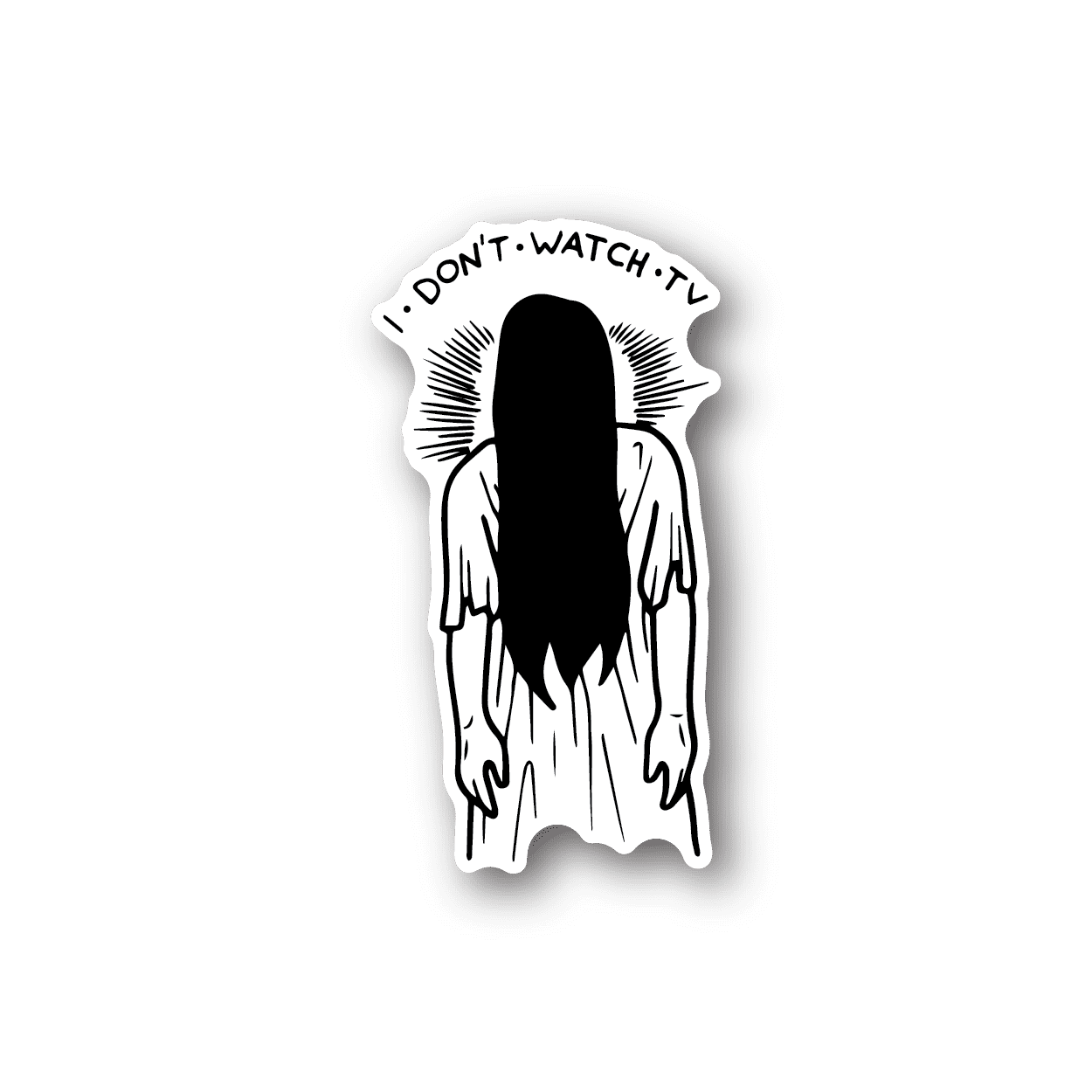 I dont Watch TV Sticker – Vinyl Disorder