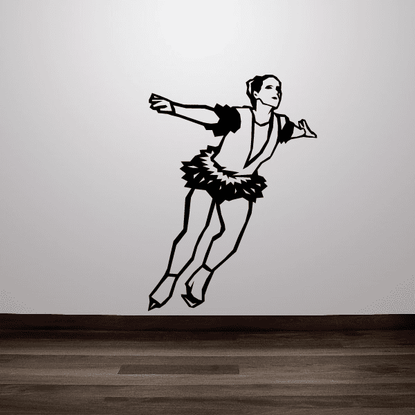 Ice Skating Wall Decal - Vinyl Decal - Car Decal - SM013 – Vinyl Disorder