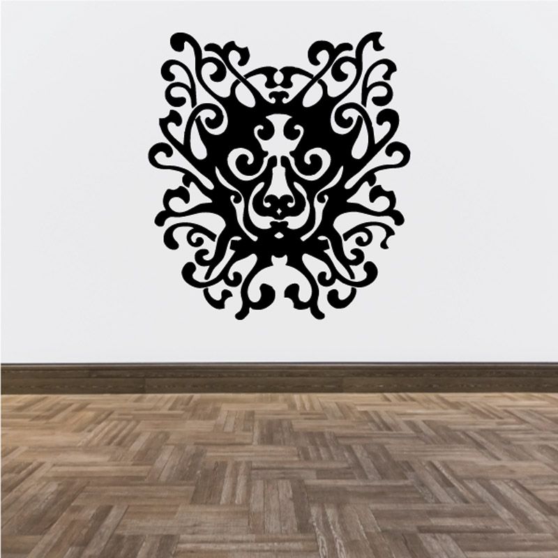 Intricate Abstract Lion Decal – Vinyl Disorder