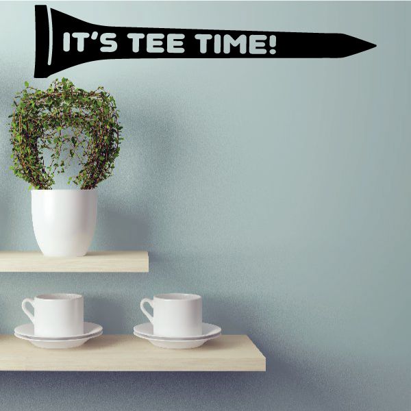 It's Tee Time Golf Wall Decal – Vinyl Disorder