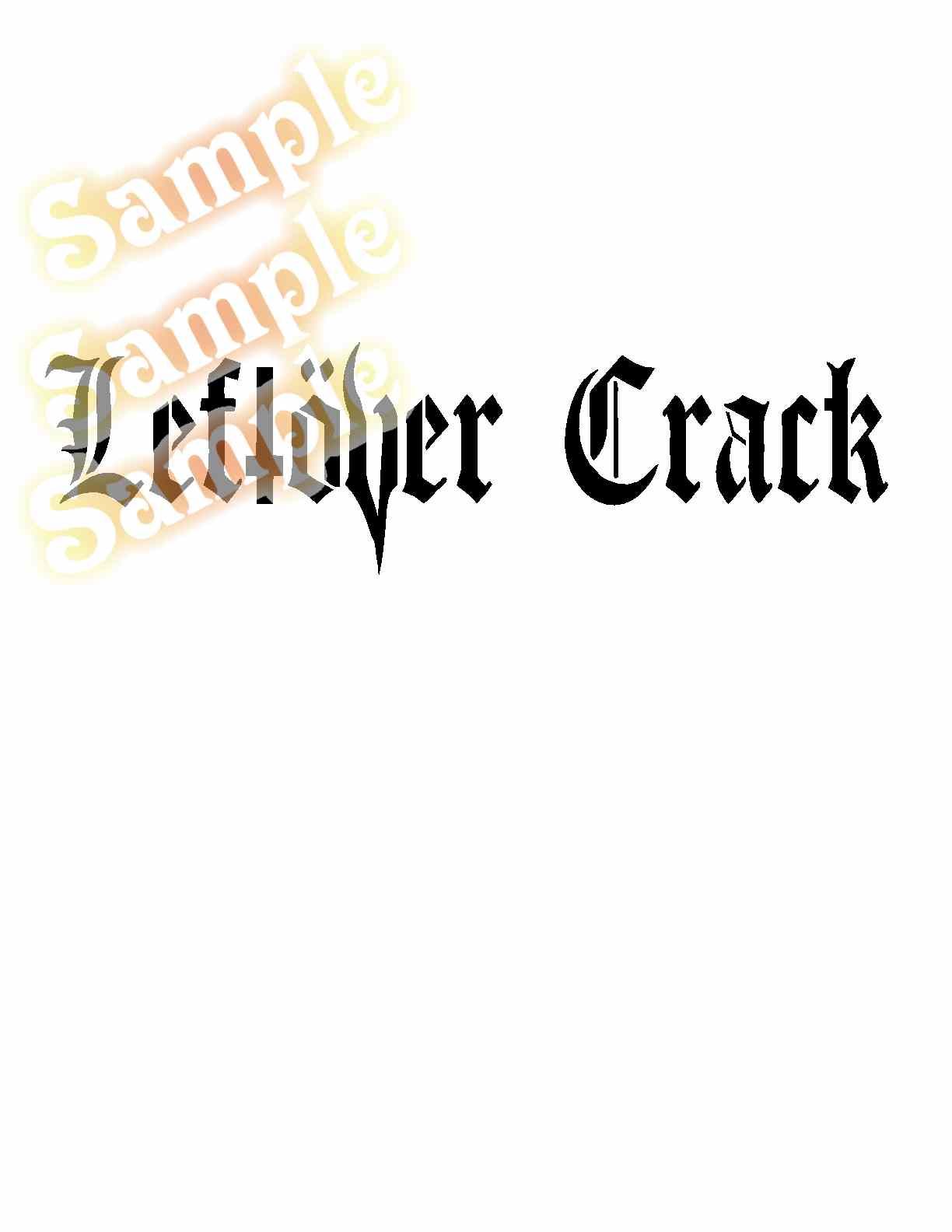 Leftover crack Decal – Vinyl Disorder