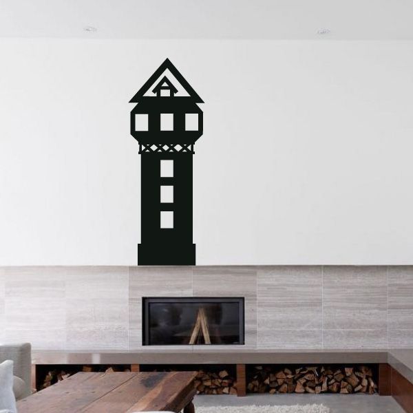Lighthouse Building Wall Decal - Vinyl Decal - Car Decal - Id004 ...
