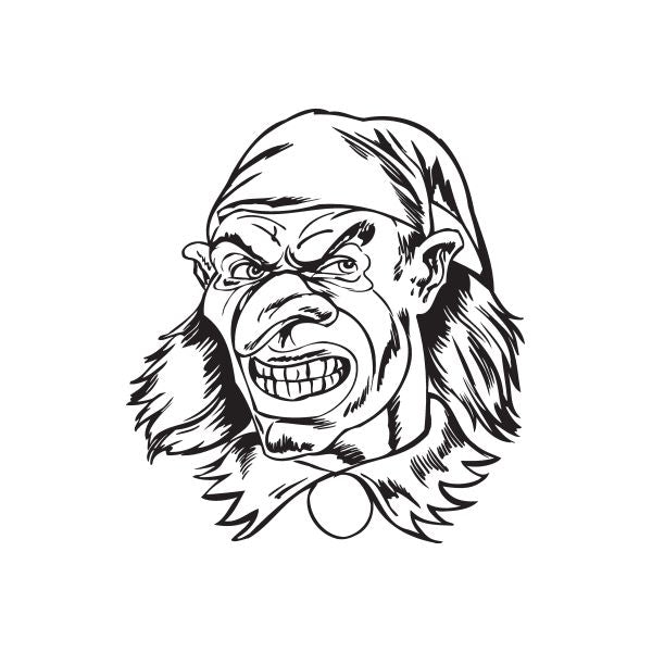 Long Hair Jester Head Decal – Vinyl Disorder