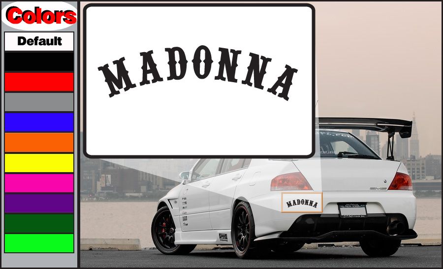Madonna Decal – Vinyl Disorder