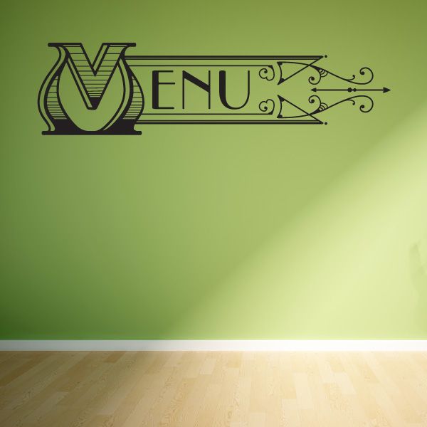 Menu Decal – Vinyl Disorder
