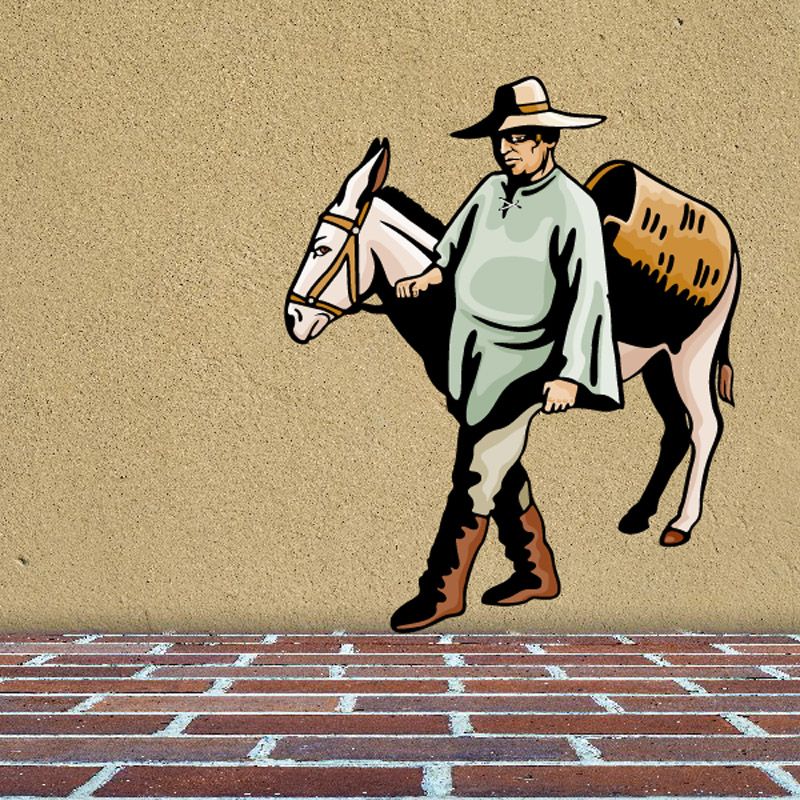 Mexican Rodeo Wall Decal - Vinyl Sticker - Car Sticker - Die Cut Stick ...
