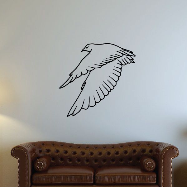 Mighty Falcon Flapping Decal – Vinyl Disorder