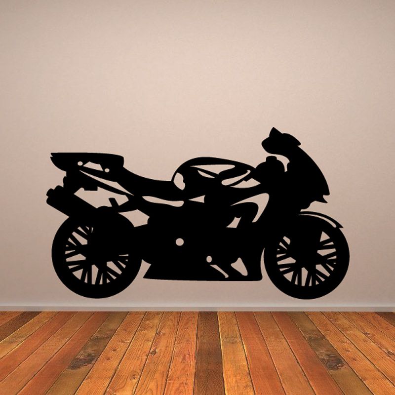 Motorcycle Wall Decal - Vinyl Decal - Car Decal - CD72 – Vinyl Disorder