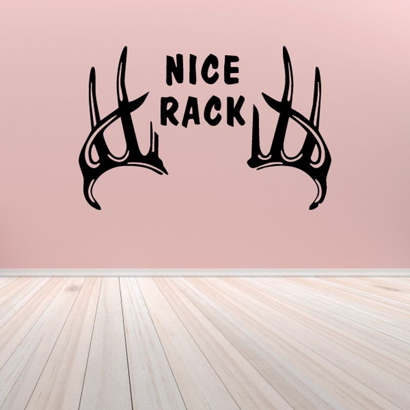 Nice rack Wall Decal - Vinyl Decal - Car Decal - DC0028 – Vinyl Disorder