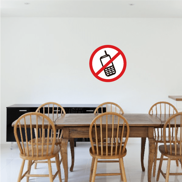 No Cell Phone Sticker – Vinyl Disorder