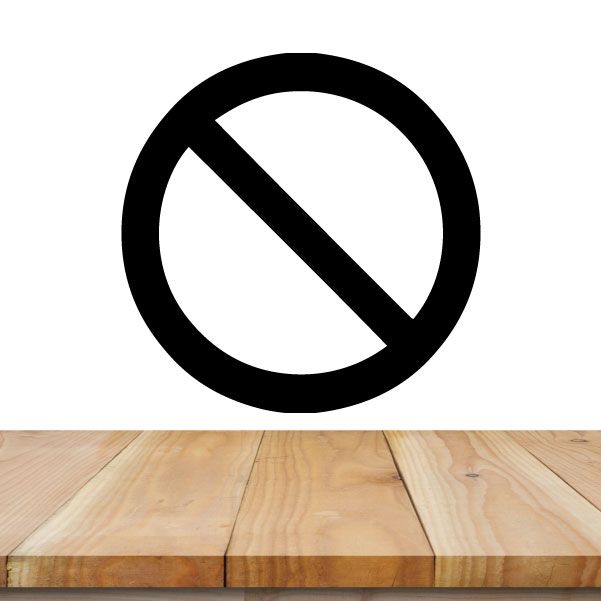 No Circle JC001 Vinyl Decal Great For Cars Or Walls Sticker – Vinyl ...