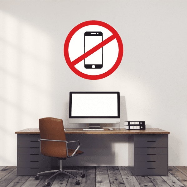 No Smart Phones Sticker – Vinyl Disorder