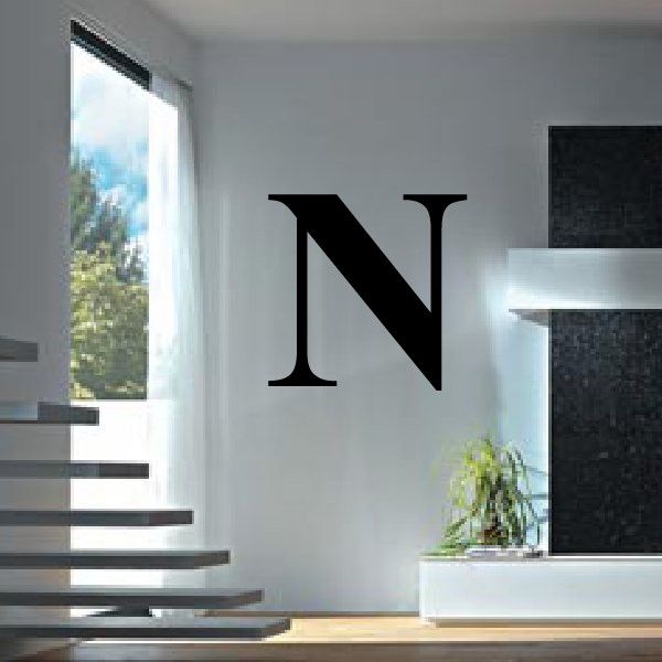 Nu Greek Letter Decal – Vinyl Disorder