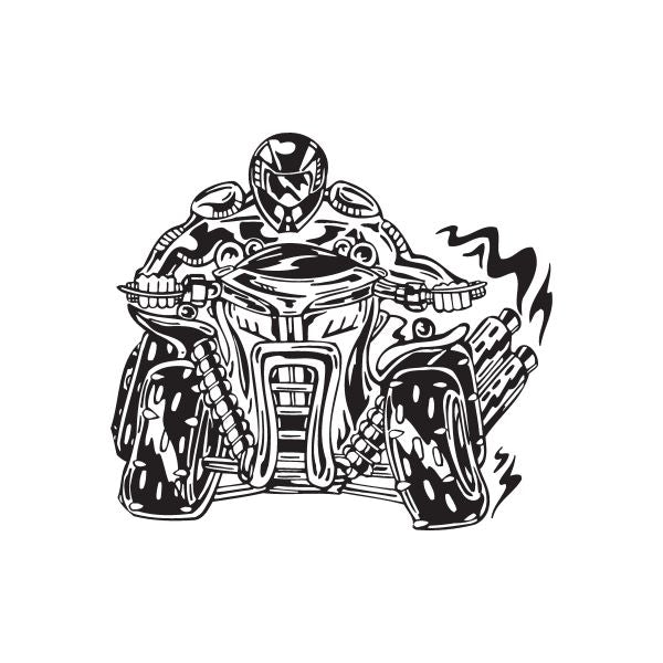 Offroad ATV Wall Decal - Vinyl Decal - Car Decal - DC 017 – Vinyl Disorder