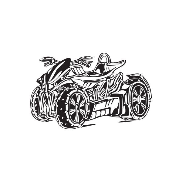 Offroad ATV Wall Decal - Vinyl Decal - Car Decal - DC 050 – Vinyl Disorder