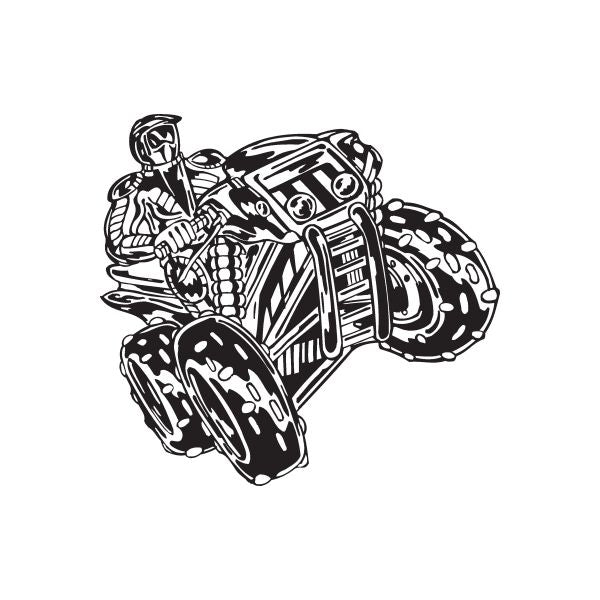 Offroad ATV Wall Decal - Vinyl Decal - Car Decal - DC 057 – Vinyl Disorder