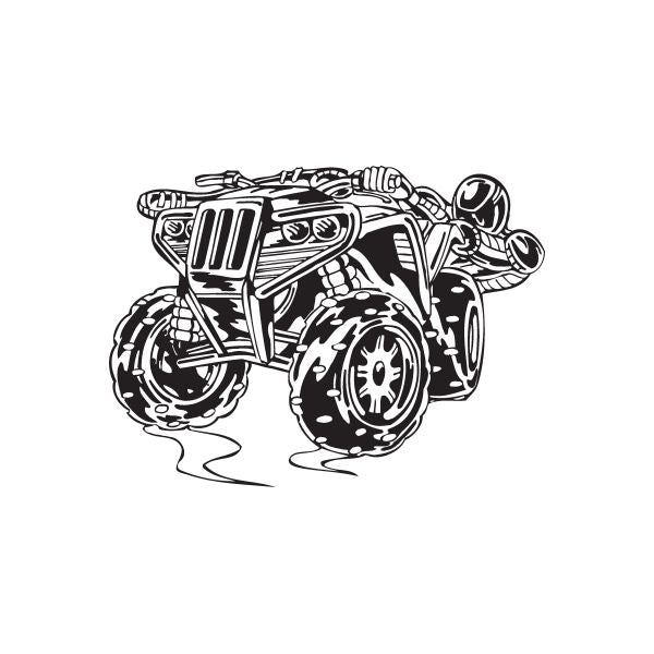 Offroad ATV Wall Decal - Vinyl Decal - Car Decal - DC 062 – Vinyl Disorder