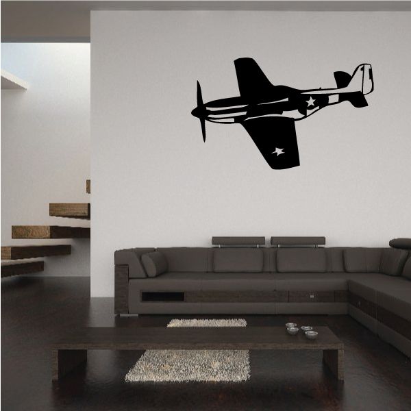 Old Timey Fighter Plane Decal – Vinyl Disorder