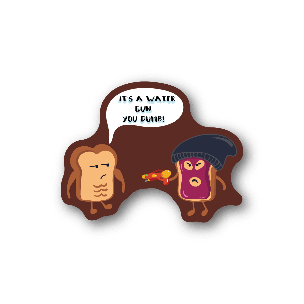 PB and J Stick Up Sticker – Vinyl Disorder