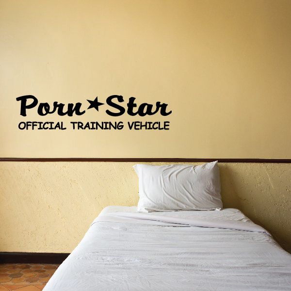 Porn Star Official Traning Vehicle Decal – Vinyl Disorder