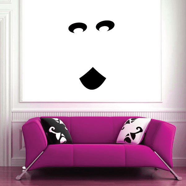Pouting Mouth Pumpkin Face Decal – Vinyl Disorder