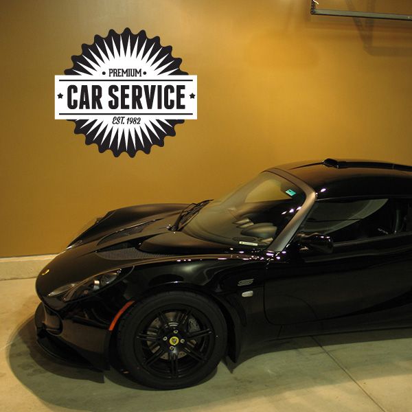 Premium Car Service Sticker – Vinyl Disorder