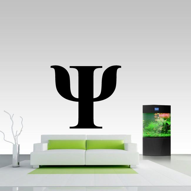 Psi Greek Letter Decal – Vinyl Disorder
