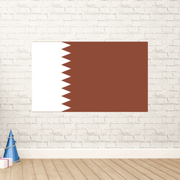 Quatar Flag Sticker – Vinyl Disorder