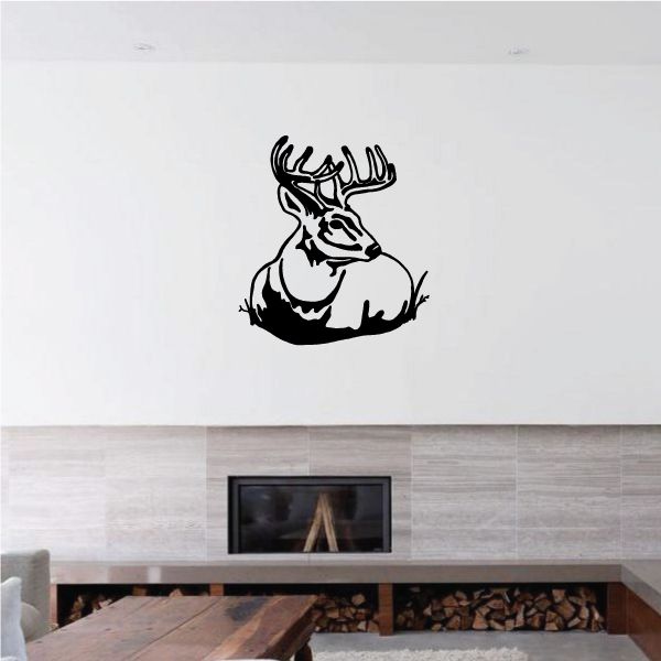 Resting Stag Decal – Vinyl Disorder