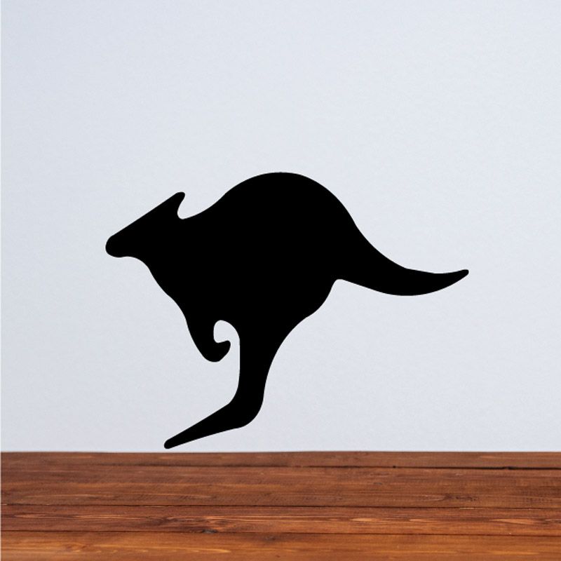 Round Kangaroo Decal – Vinyl Disorder