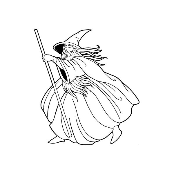 Running Wizard Decal – Vinyl Disorder