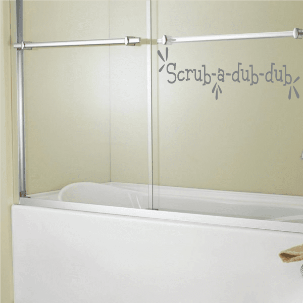 Scrub a dub dub Wall Quote Decal – Vinyl Disorder