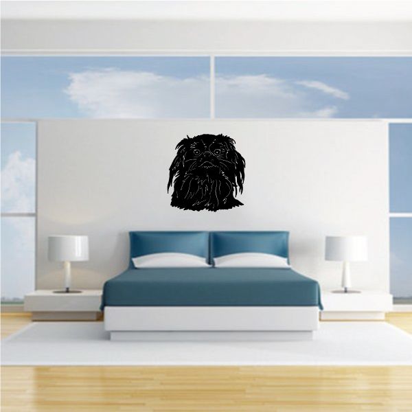 Shaggy Pekingese Decal – Vinyl Disorder