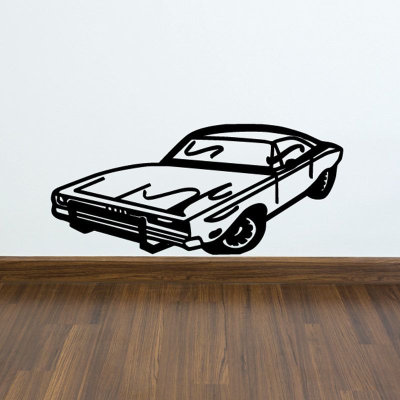 Simple Mopar Muscle Car Decal – Vinyl Disorder