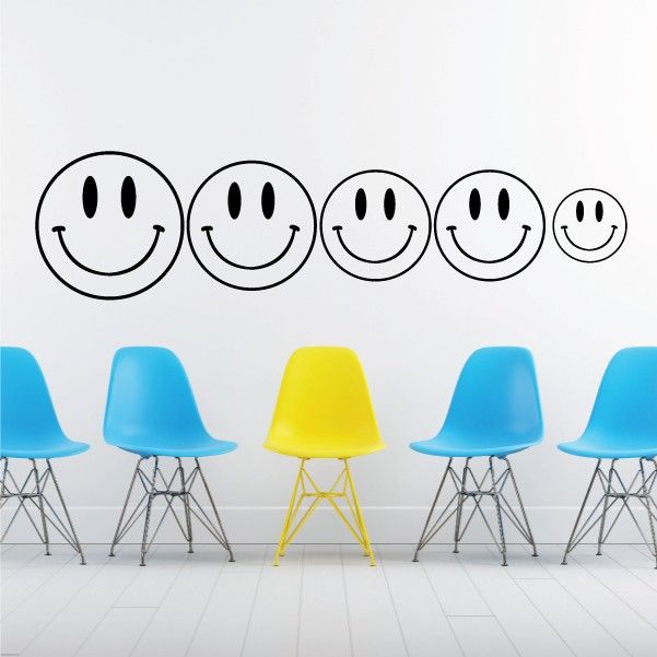 Smiley Face Family Kit Decal – Vinyl Disorder