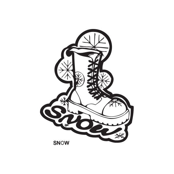 Snow Graffiti Decal – Vinyl Disorder