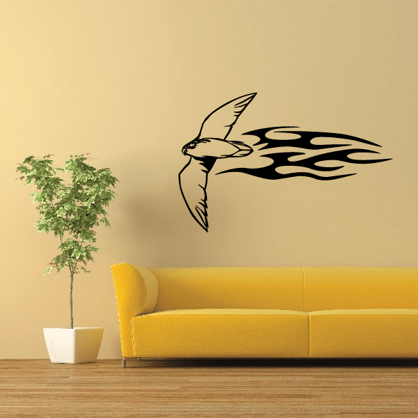 Soaring Fire Hawk Decal – Vinyl Disorder