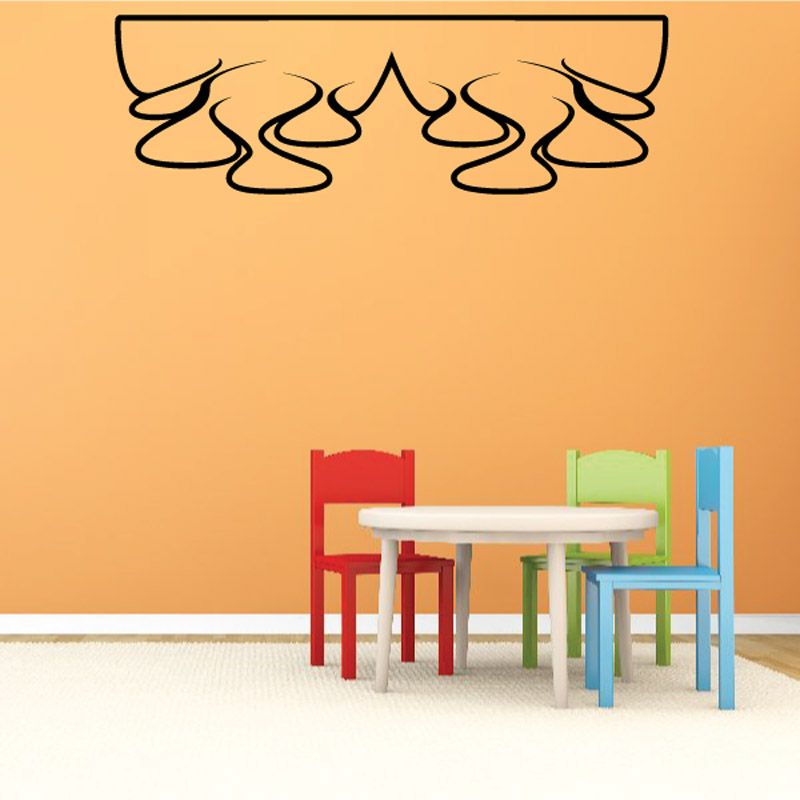Spike Flat Top Ghost Flames Car Decal - Vinyl Decal - Wall Decal - CF5 ...