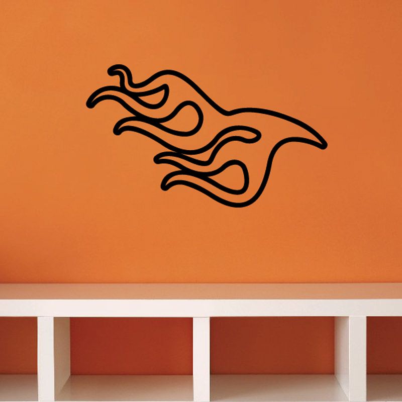 Spike Ghost Flames Car Decal - Vinyl Decal - Wall Decal - CF289 – Vinyl ...