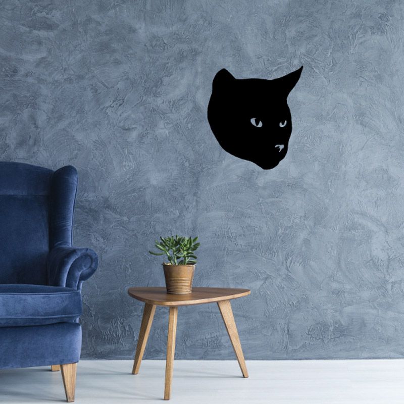 Stunning Cat Head Decal – Vinyl Disorder