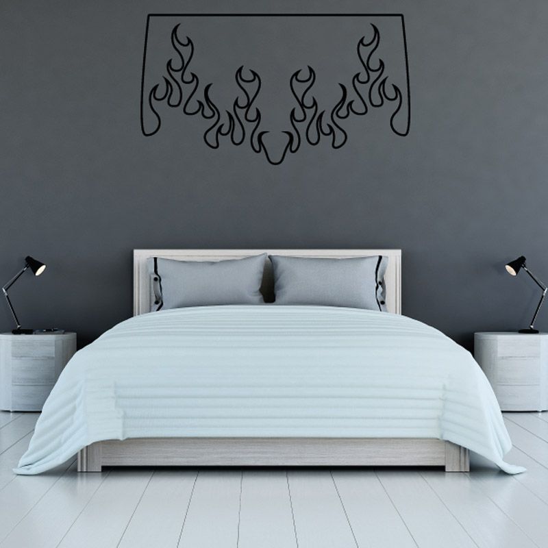 Top Ghost Flames Car Decal - Vinyl Decal - Wall Decal - CF586 – Vinyl ...