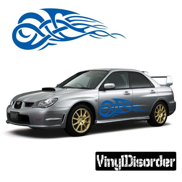 Tribal Flames Wall Decal - Vinyl Decal - Car Decal - DC 066 – Vinyl ...