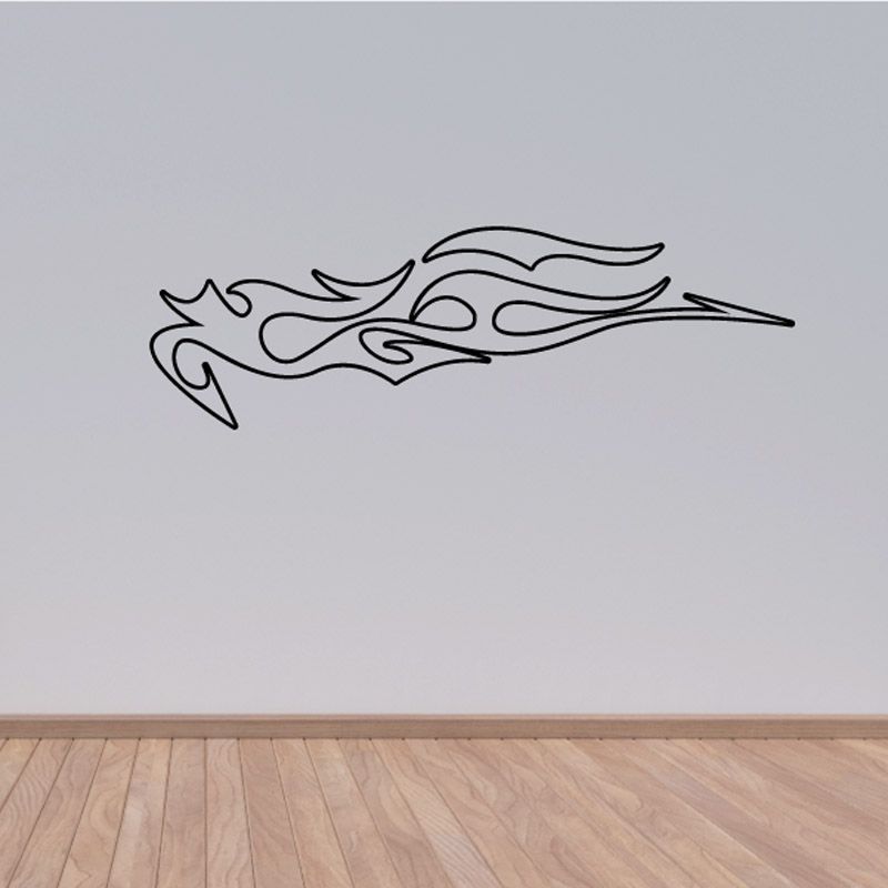 Twisted Ghost Flames Car Decal - Vinyl Decal - Wall Decal - CF105 ...