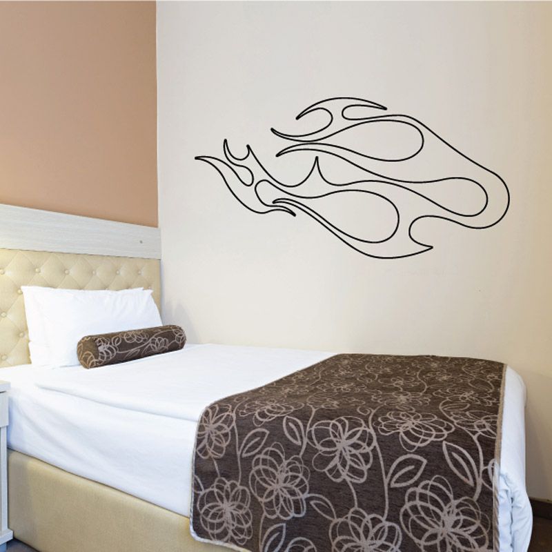 Twisted Ghost Flames Car Decal - Vinyl Decal - Wall Decal - CF134 ...