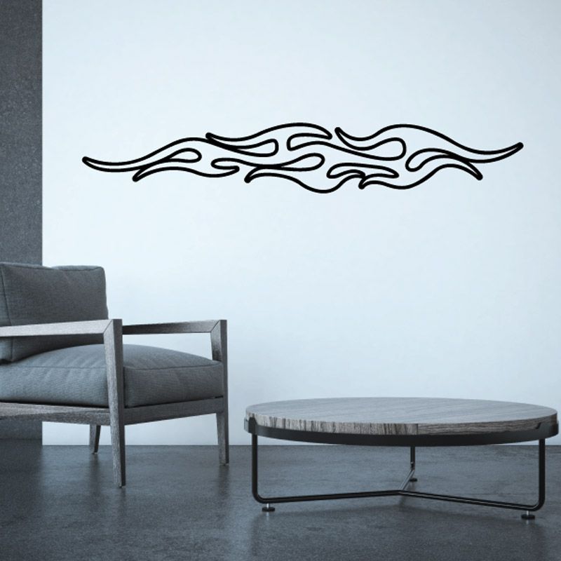 Twisted Ghost Flames Car Decal - Vinyl Decal - Wall Decal - CF181 ...