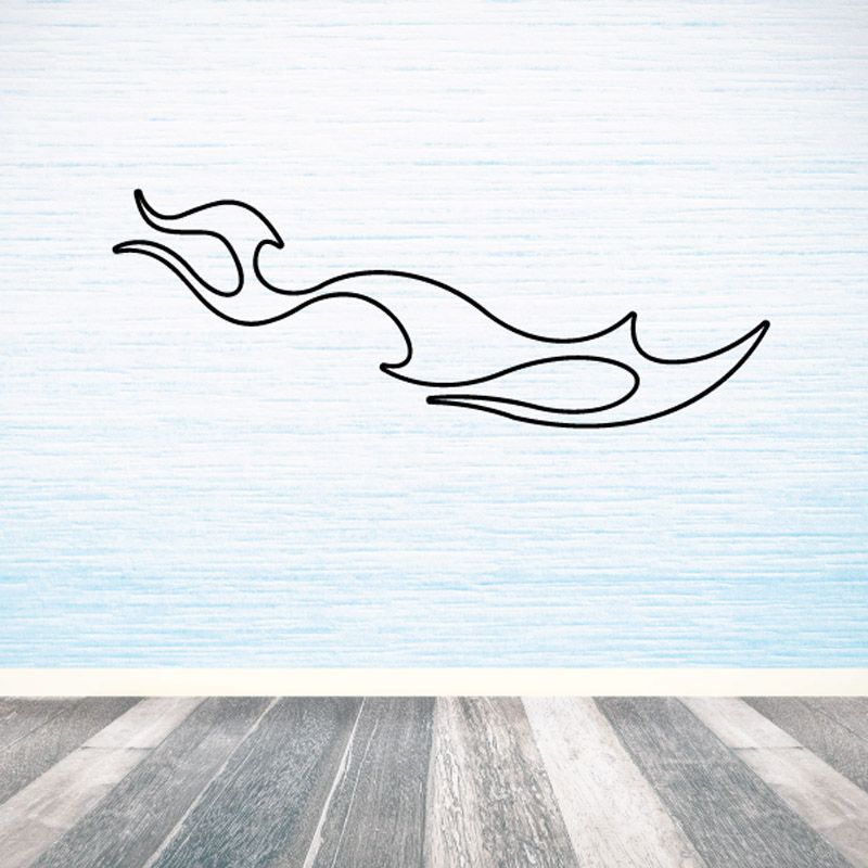 Twisted Ghost Flames Car Decal - Vinyl Decal - Wall Decal - CF201 ...