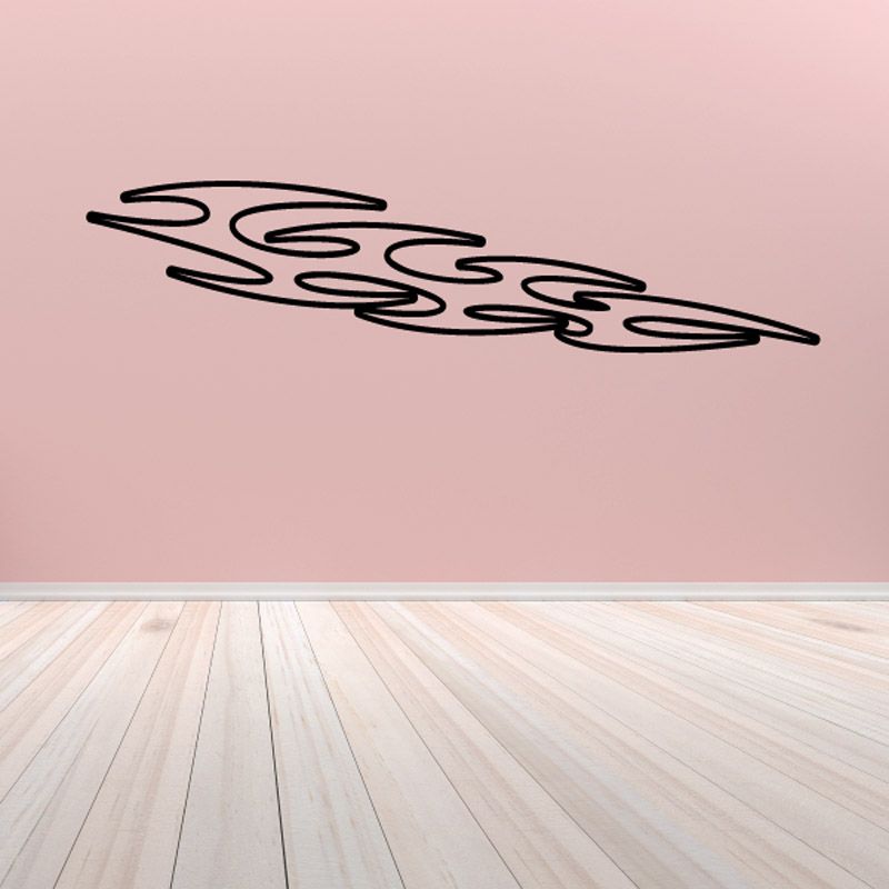 Twisted Ghost Flames Car Decal - Vinyl Decal - Wall Decal - CF234 ...