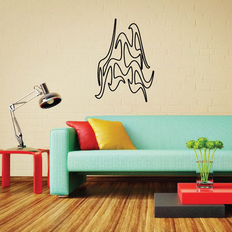 Twisted Ghost Flames Car Decal - Vinyl Decal - Wall Decal - CF338 ...