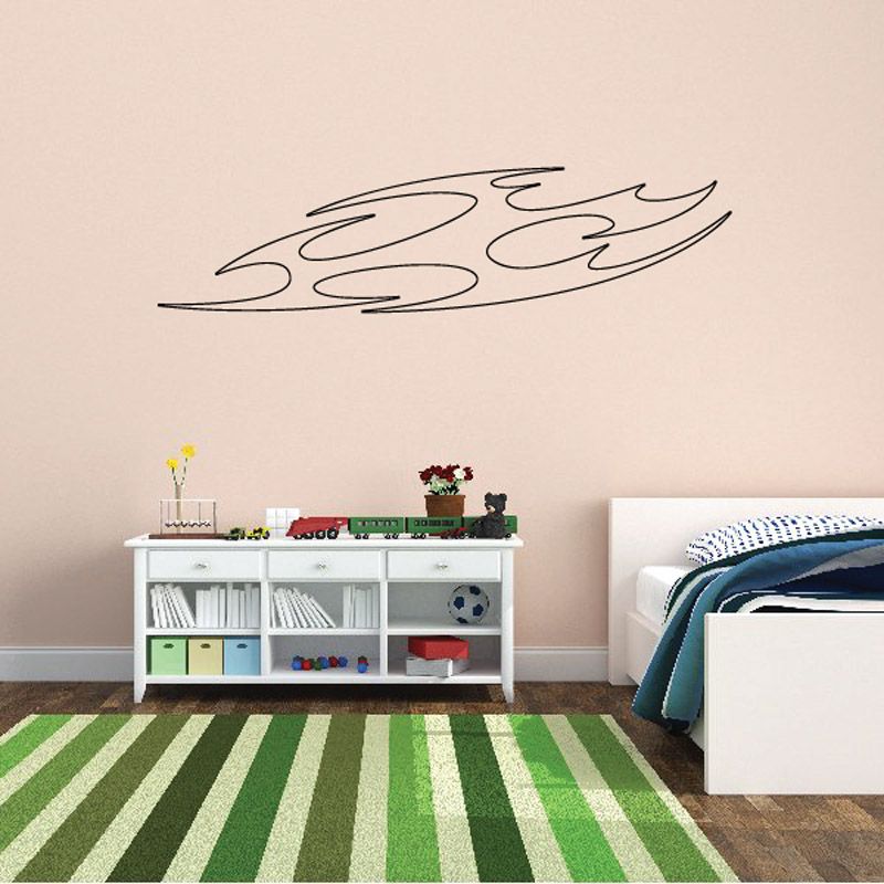 Twisted Ghost Flames Car Decal - Vinyl Decal - Wall Decal - CF529 ...